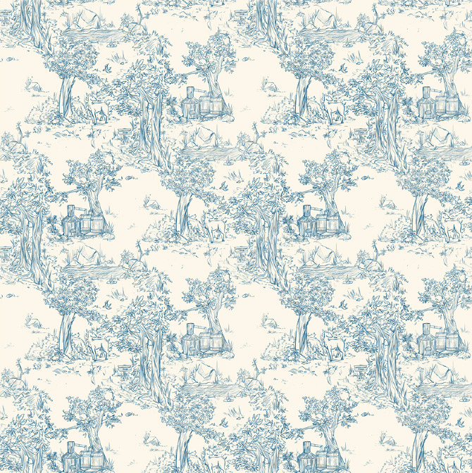 Toile Pattern - Ariel Elliott